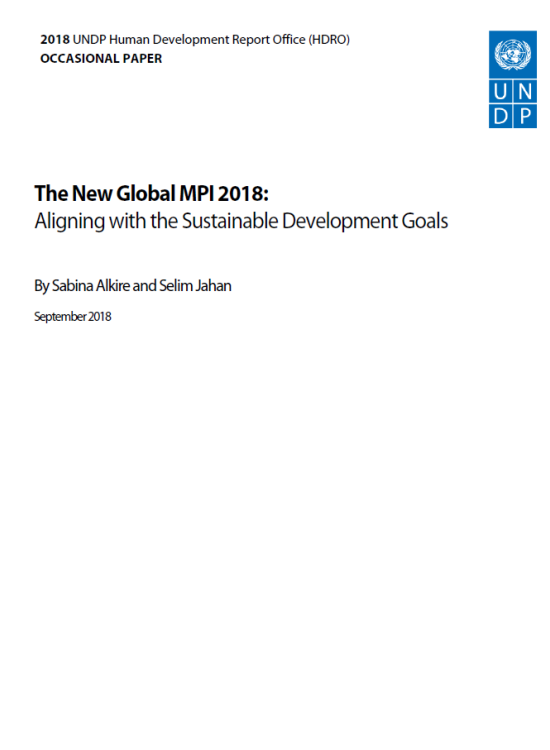 The New Global MPI 2018: Aligning with the Sustainable Development ...