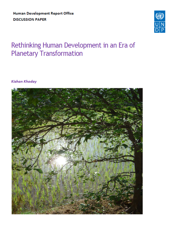 Rethinking Human Development in an Era of Planetary Transformation ...