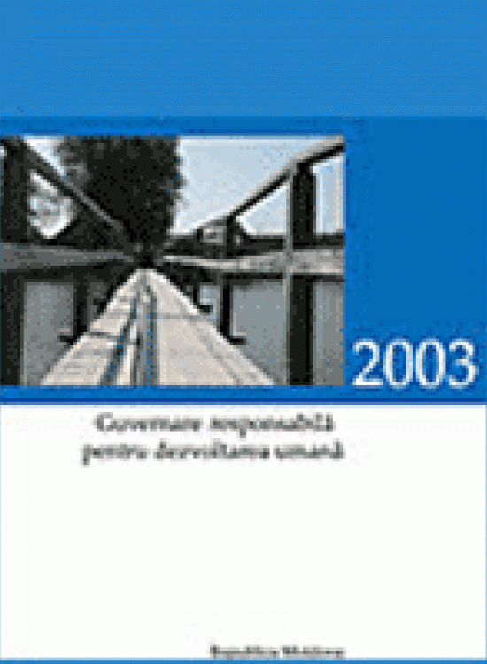 Moldiva National Human Development Report - 2003 | Human Development Reports