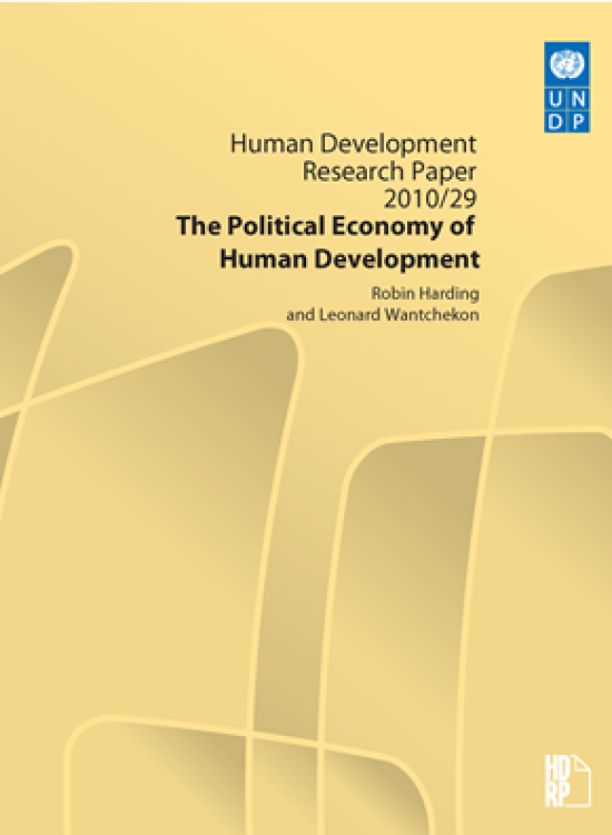 The Political Economy of Human Development | Human Development Reports