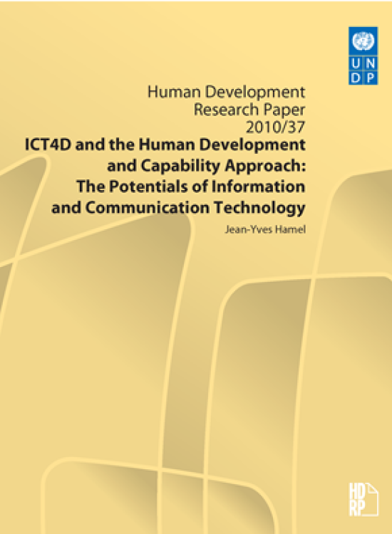 ICT4D and the Human Development and Capability Approach | Human ...