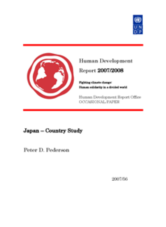 Japan – Country Study | Human Development Reports