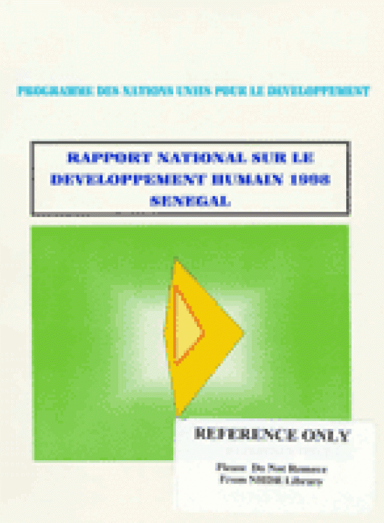 General Human Development Report Senegal 1998 | Human Development Reports